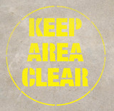 Keep Clear Sign | Creative Safety Supply