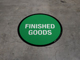 Finished Goods (Green) Floor Sign | Creative Safety Supply