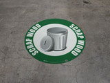 Scrap Wood Floor Sign | Creative Safety Supply