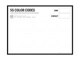 5S Color Code Wall Chart