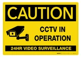 Caution: CCTV in Operation – Wall Sign | Creative Safety Supply