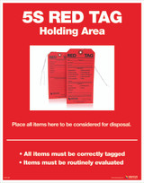 5S Red Tag Area Poster