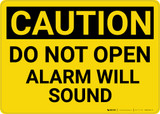 Security Alarm Signs | Creative Safety Supply