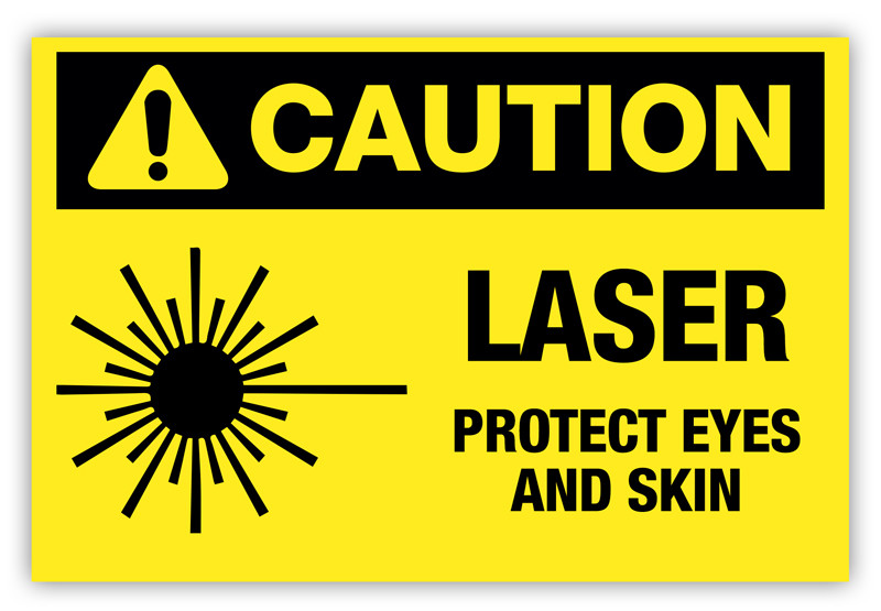 Caution - Laser Label