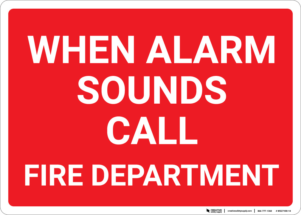 Security Alarm Signs | Creative Safety Supply