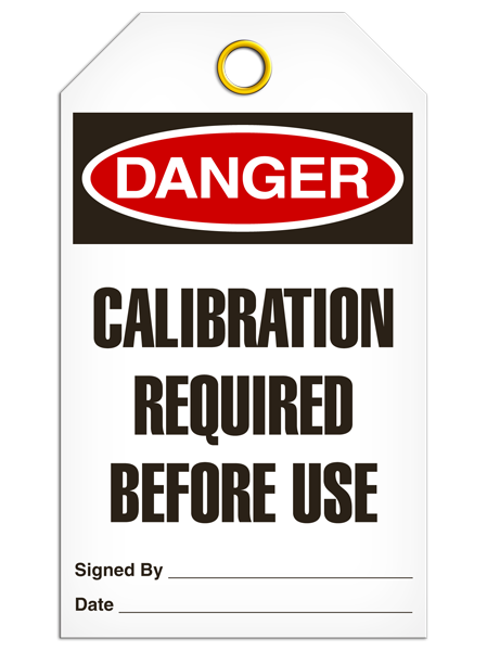 Danger Calibration Tags