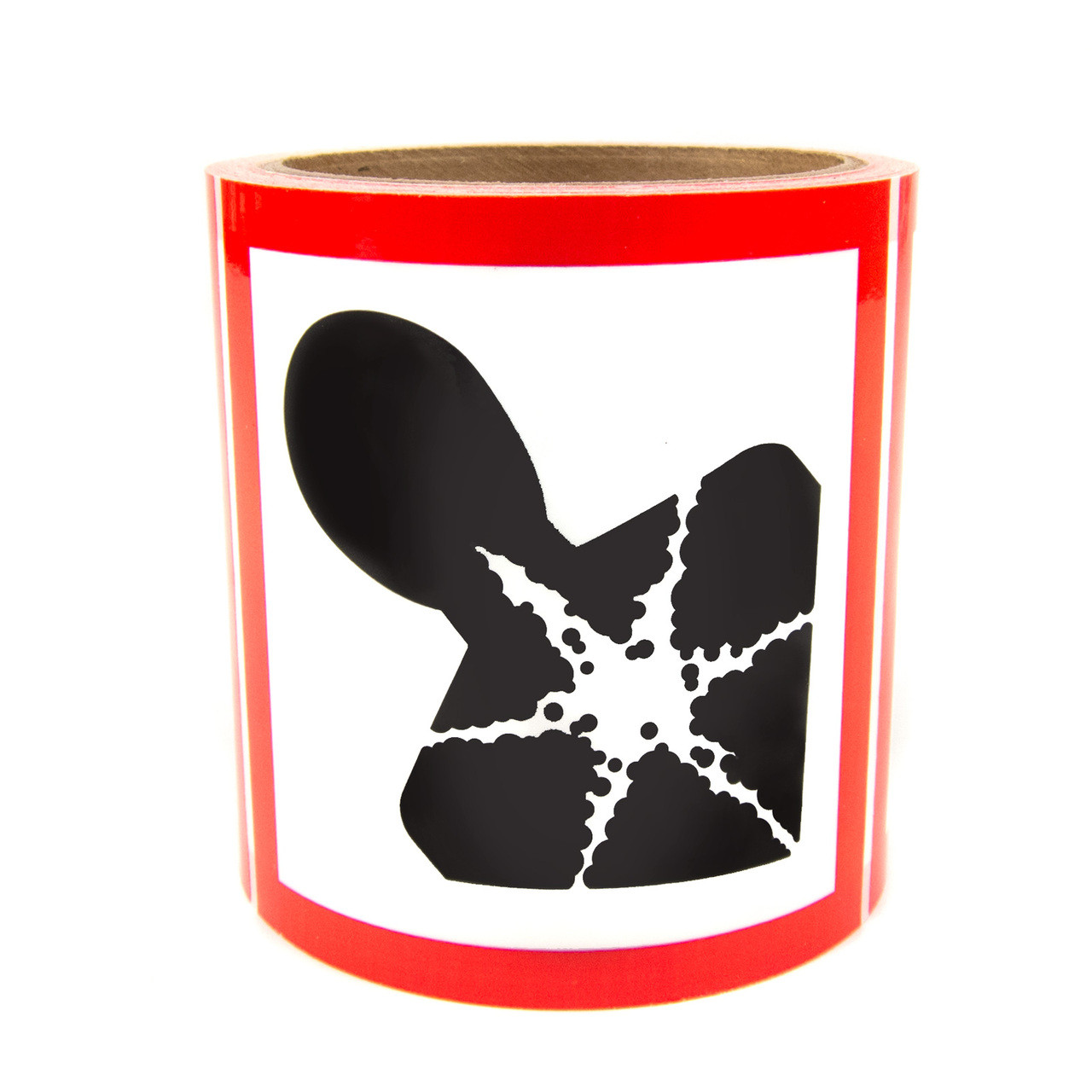 GHS Labels - Health Hazard - 4" x 4" - Roll of 100