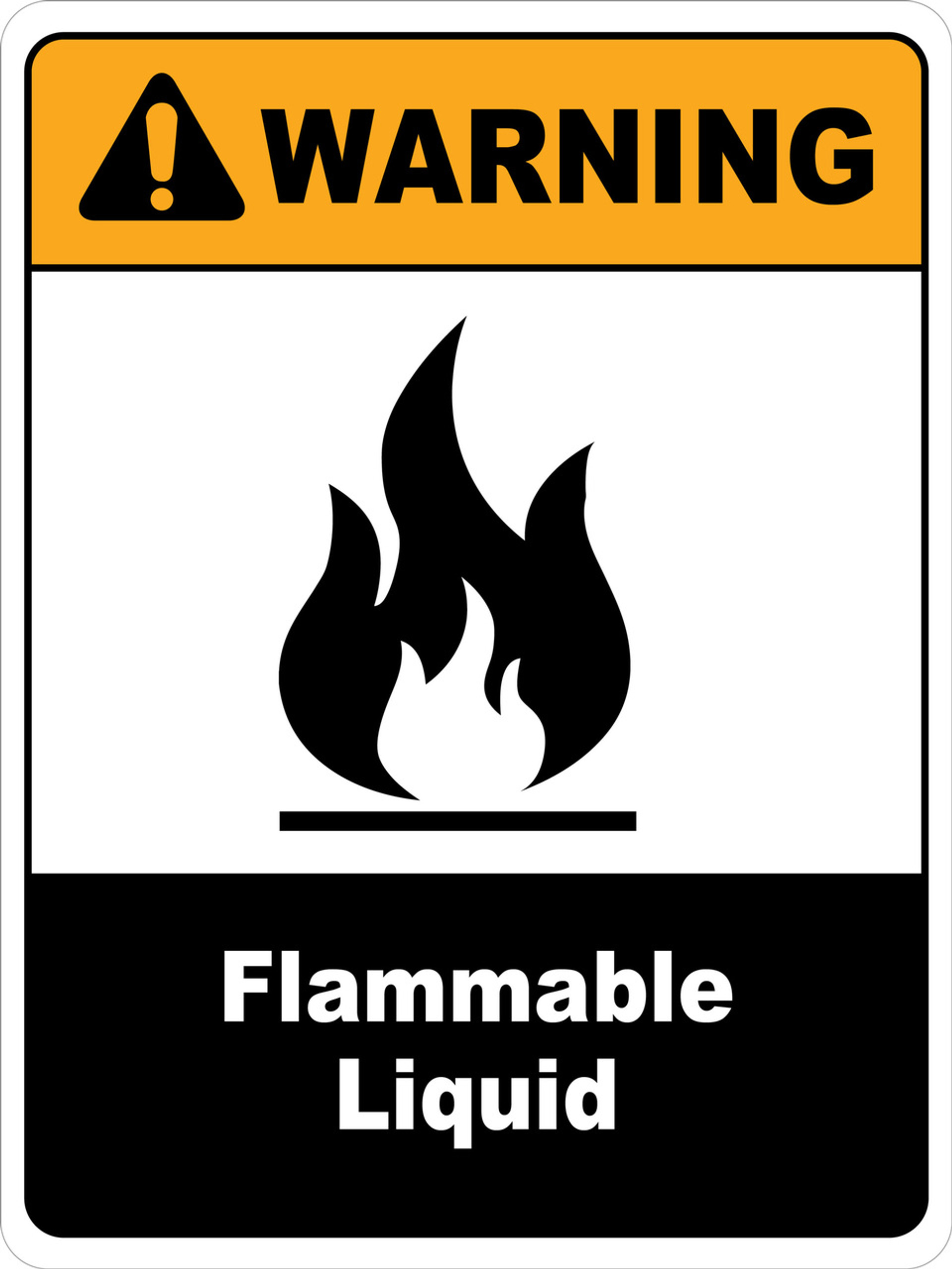 Warning Flammable Liquids