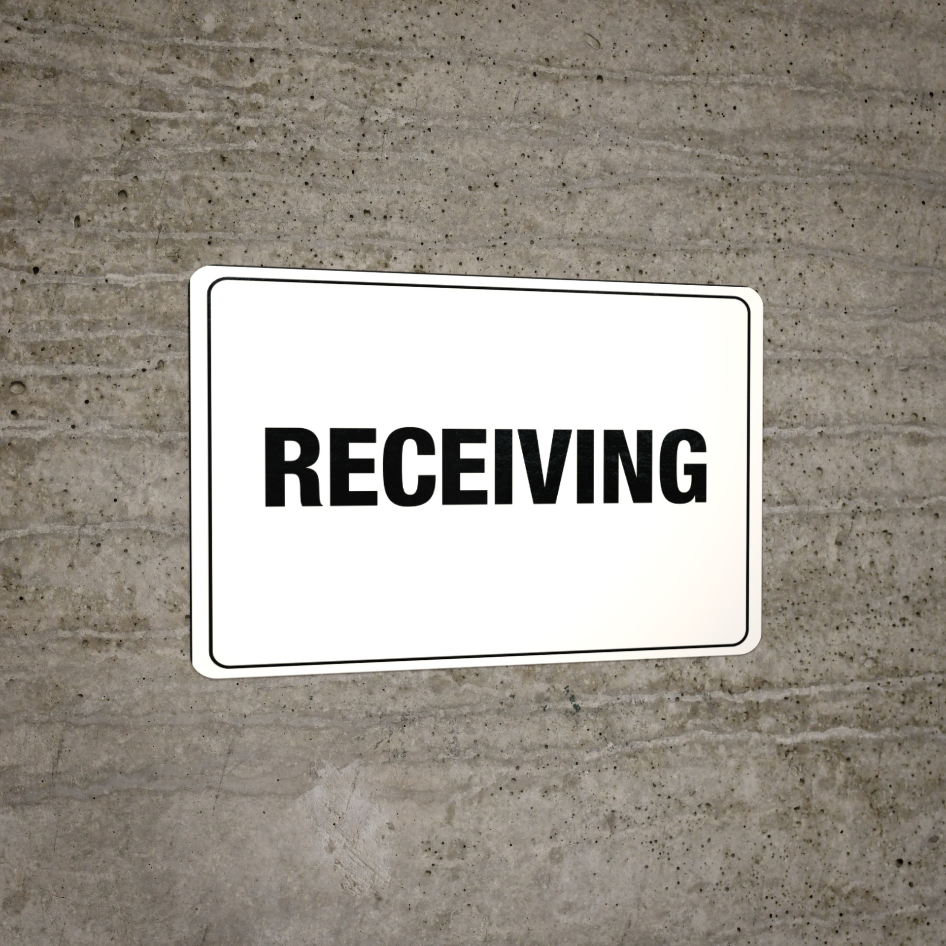 Receiving Area Signs | Creative Safety Supply