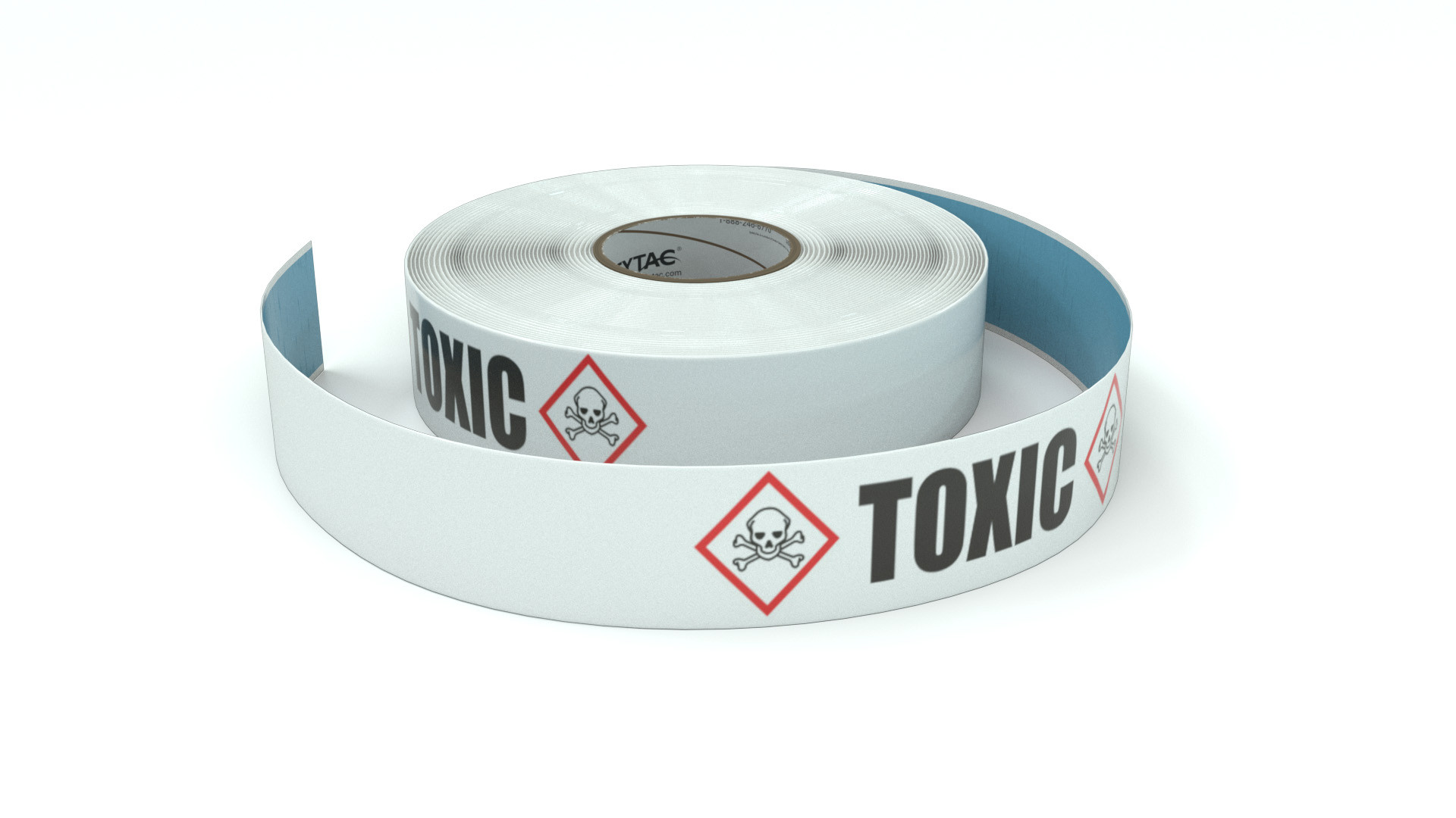 GHS: Toxic Icon Horizontal - Inline Printed Floor Marking Tape