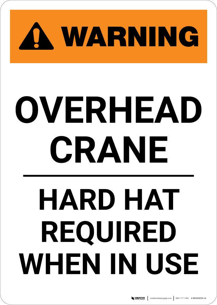 Crane Safety Signs | Creative Safety Supply