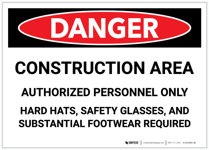 Construction Labels | Creative Safety Supply