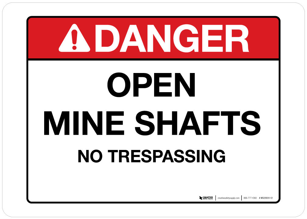 Mining & Mine Signs | Creative Safety Supply