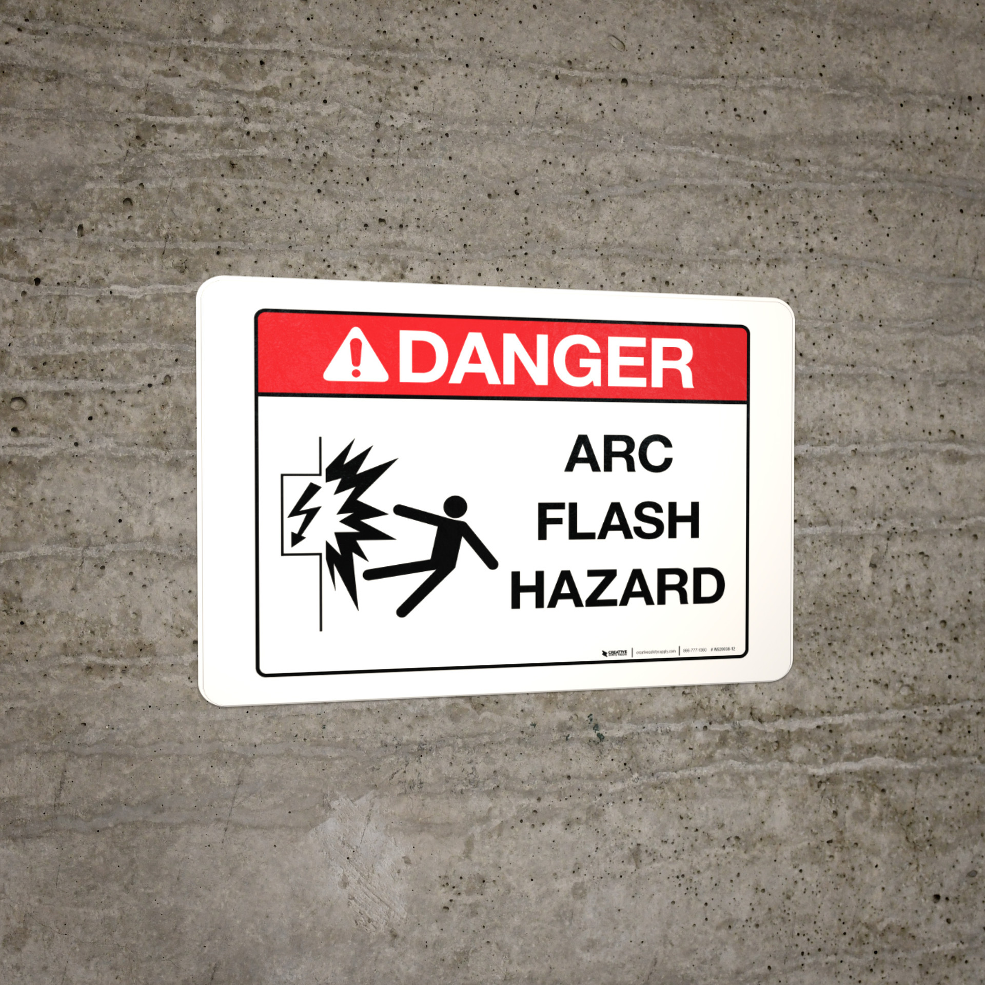 Danger - Arc Flash Hazard - Wall Sign | Creative Safety Supply