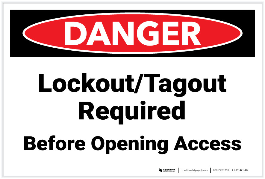 Danger Labels (OSHA + ANSI Compliant) | Creative Safety Supply