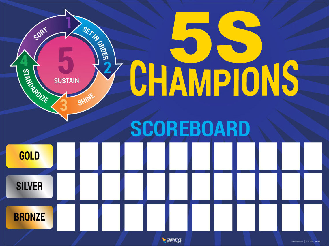 5S Scoreboard | Creative Safety Supply