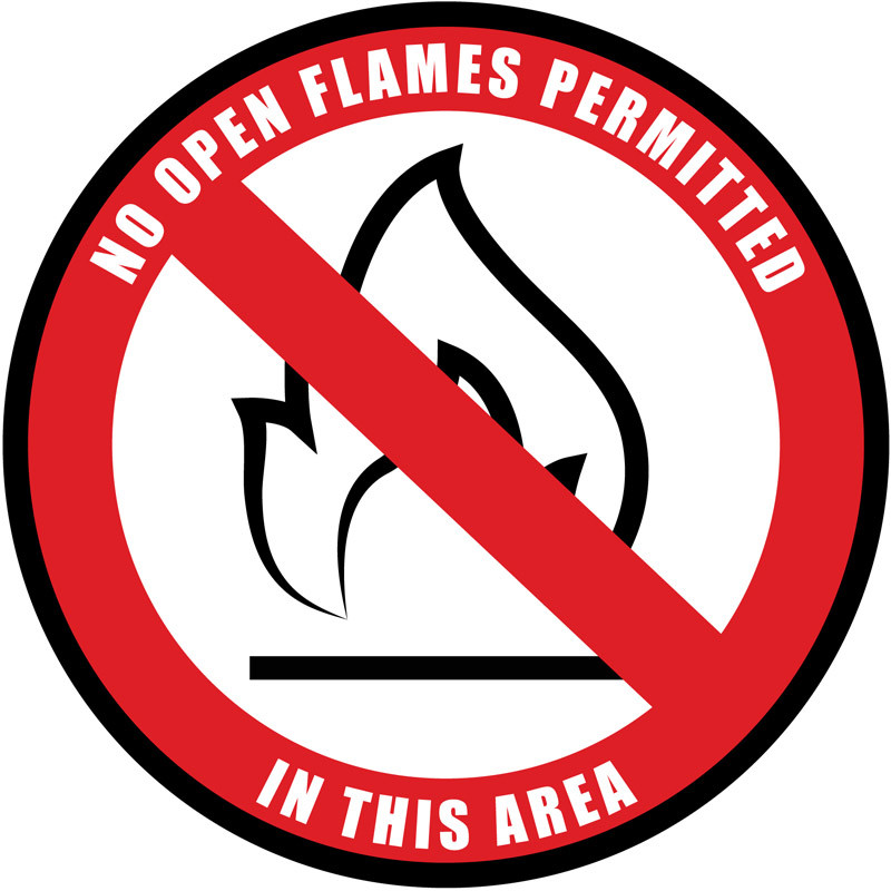 No Open Flames | Creative Safety Supply