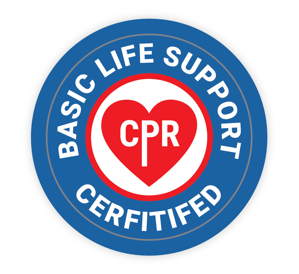 CPR/First Aid/AED Certified - Hard Hat Sticker