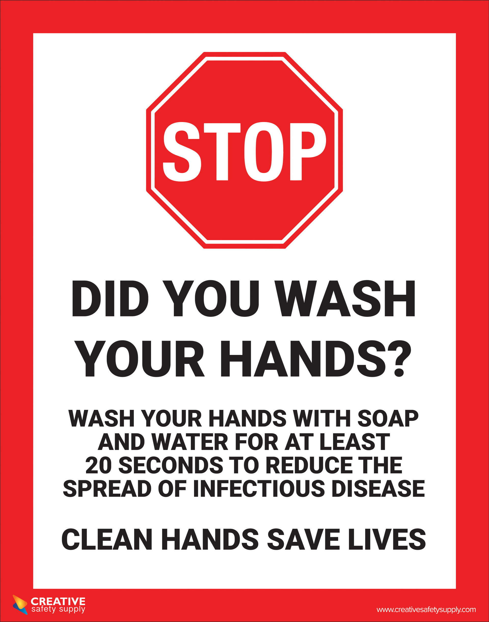Did You Wash Your Hands - Poster