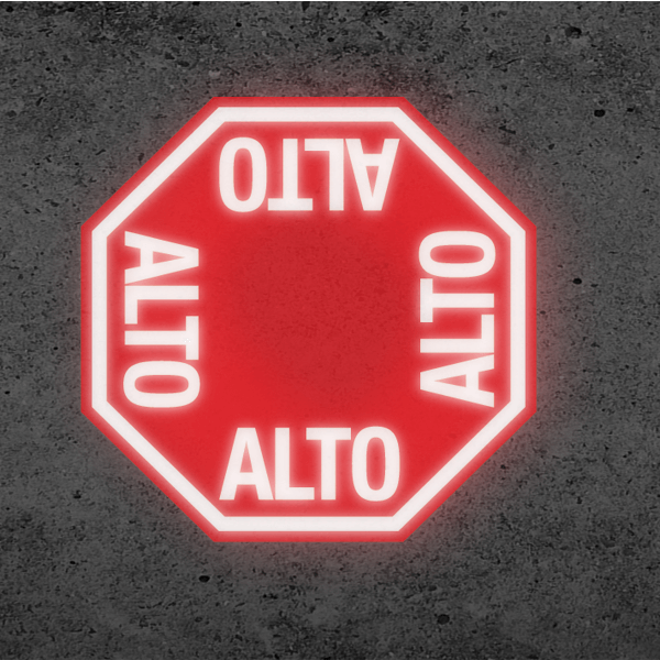 SignCast™ S300 Virtual Sign - 4 Way Alto (Stop) Sign