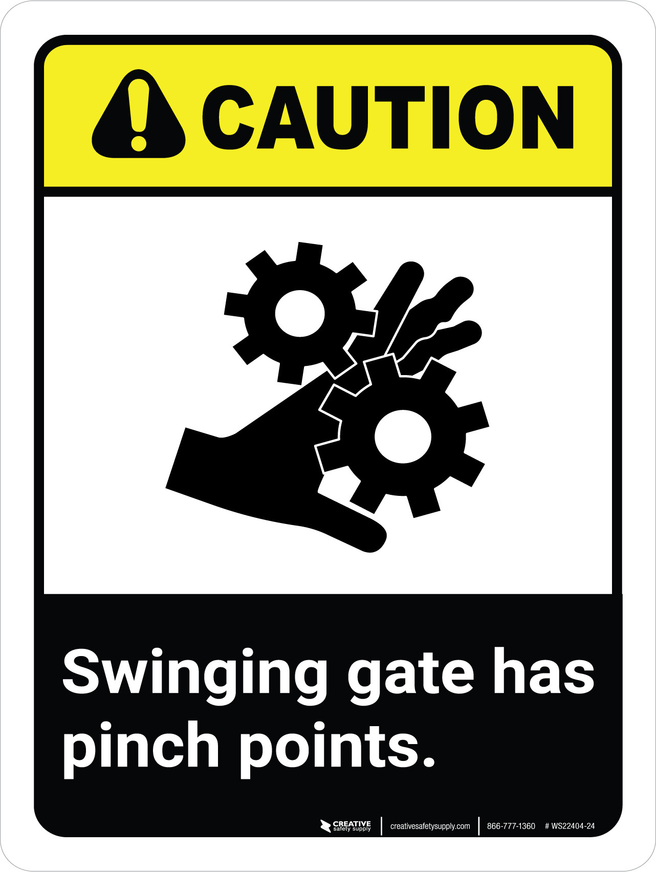 Gate & Automatic Gate Signs | Creative Safety Supply