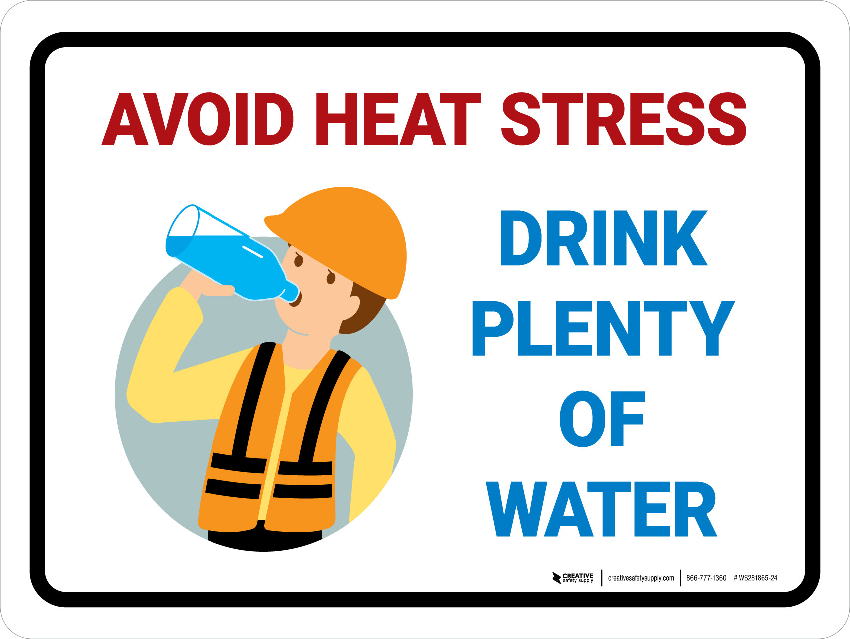 Heat Stress Safety + Prevention Supplies | Creative Safety Supply