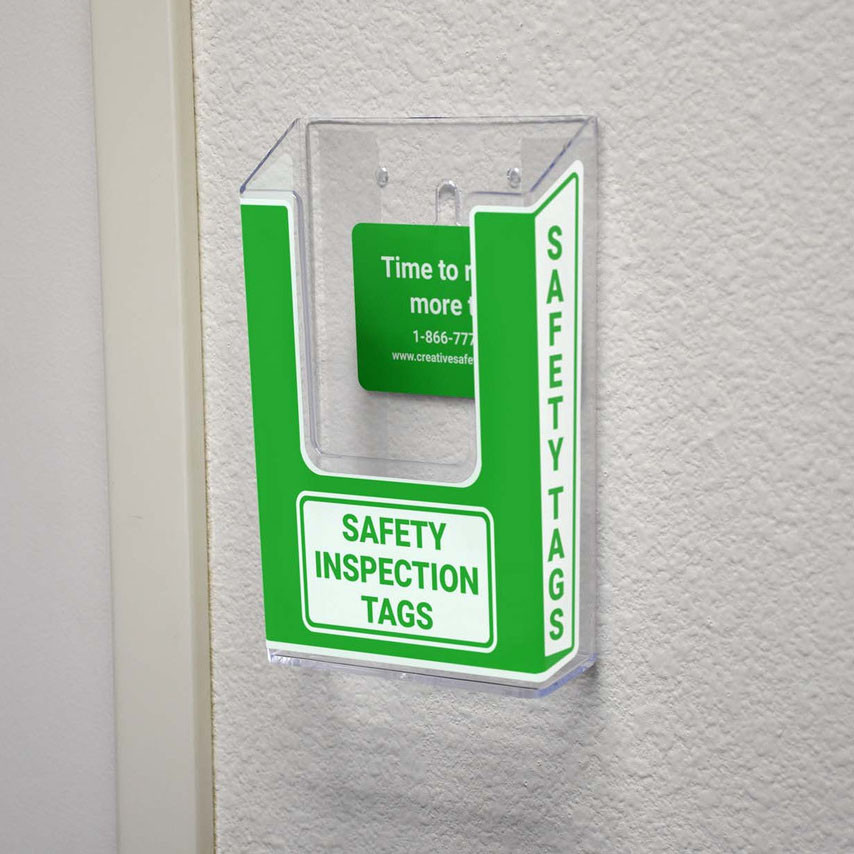 Safety Inspection Tags - Tag Holder | Creative Safety Supply