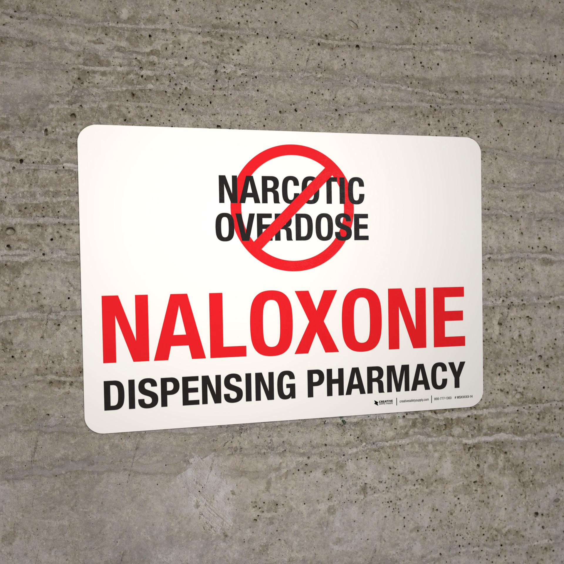 Naloxone Dispensing Pharmacy - Stop Narcotic Overdose Landscape - Wall ...