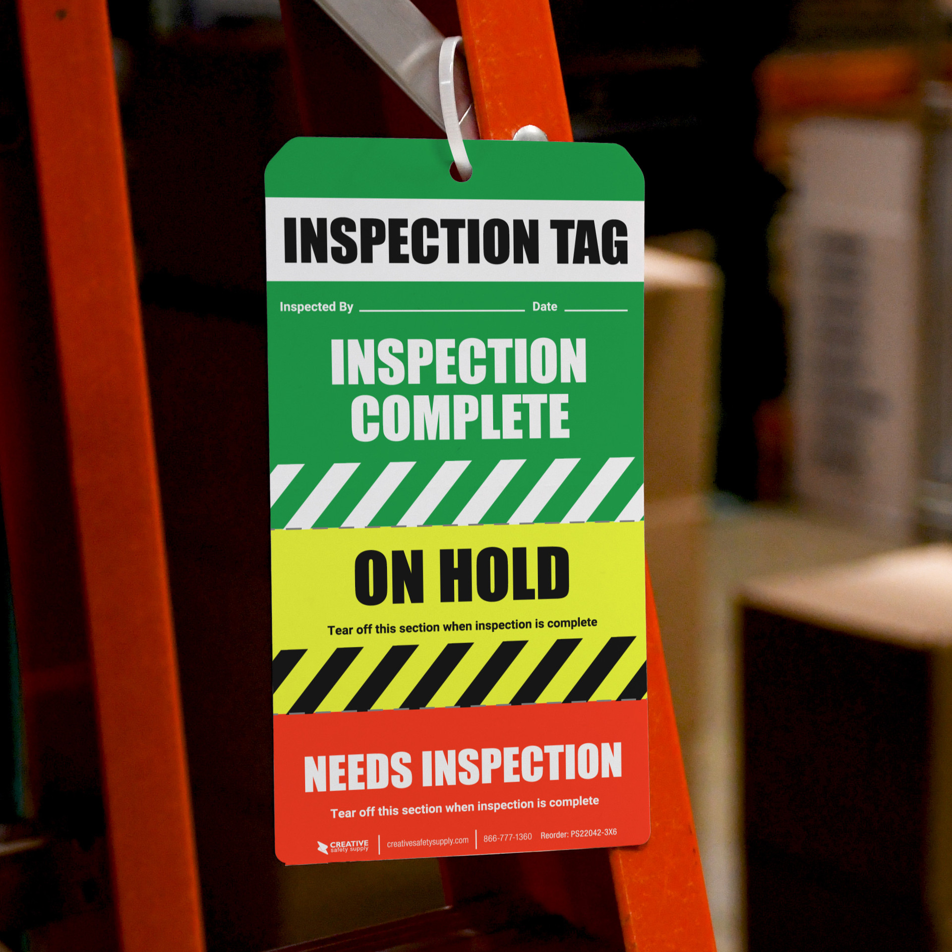Inspection Tag - Tear-Off Tag