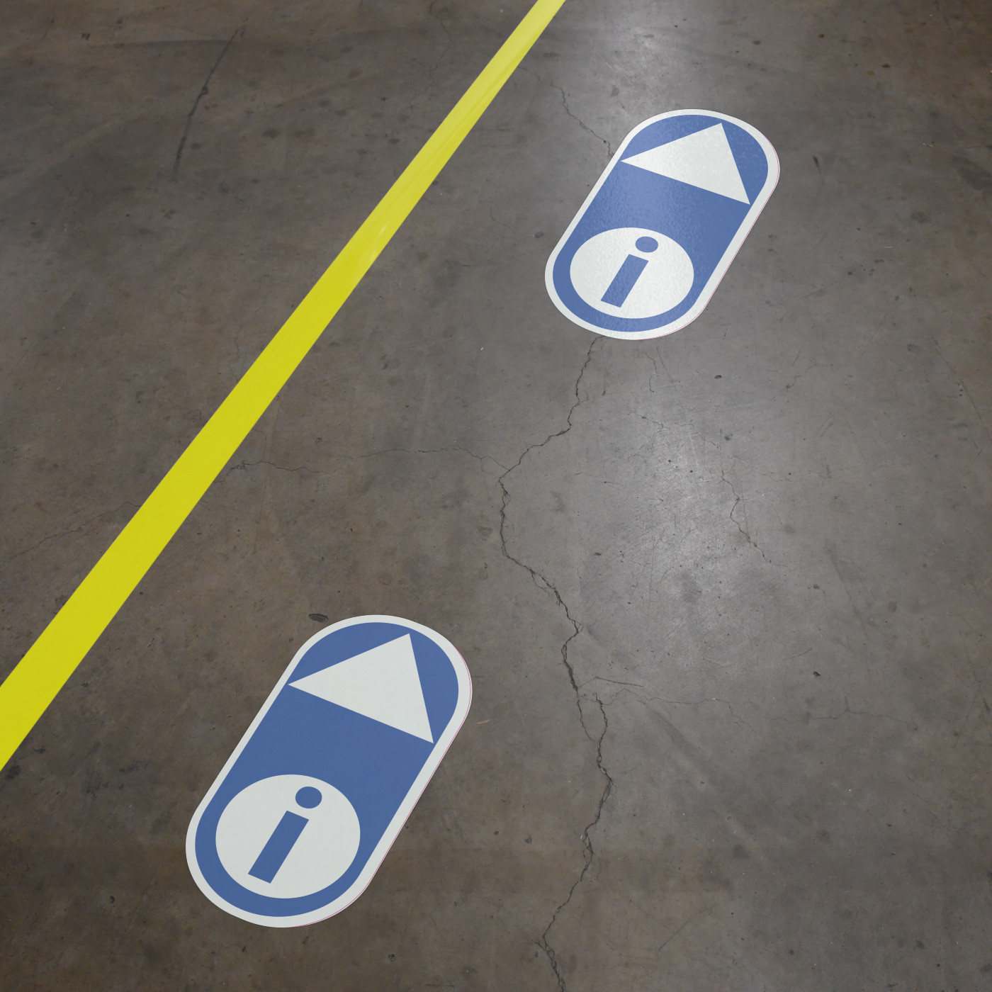 Information Center - Wayfinding Floor Sign Icon