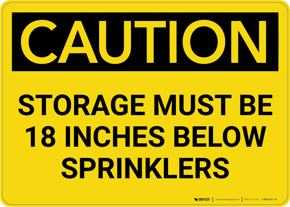 Storage Signs | Creative Safety Supplies