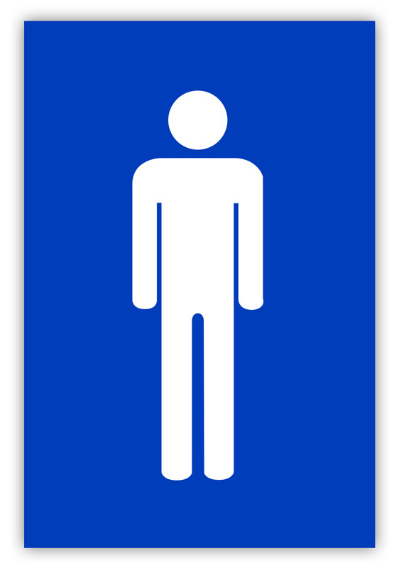 Men's Restroom Label | Creative Safety Supply