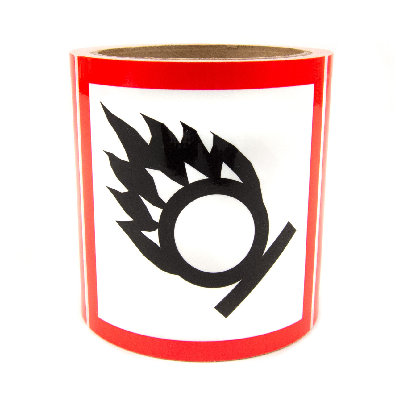 GHS Labels - Oxidizers - 4" x 4" - Roll of 100