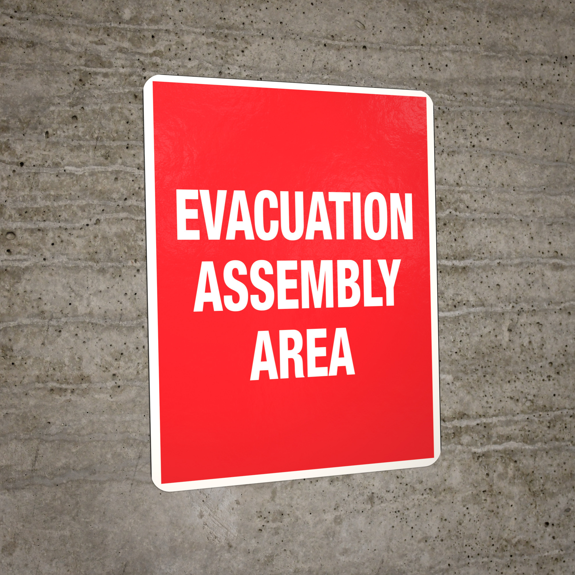 Evacuation Assembly Area Sign
