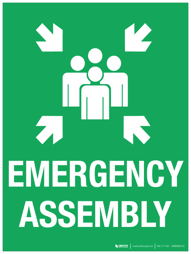 Muster Point Signs | Creative Safety Supply