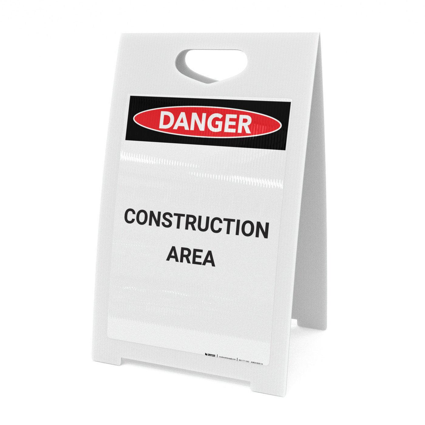 Construction Area - A-Frame Sign