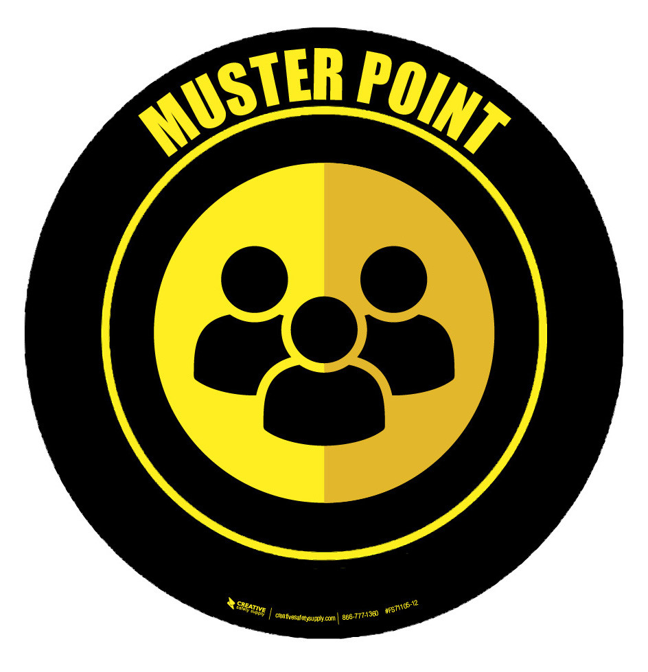 Muster Point Signs | Creative Safety Supply