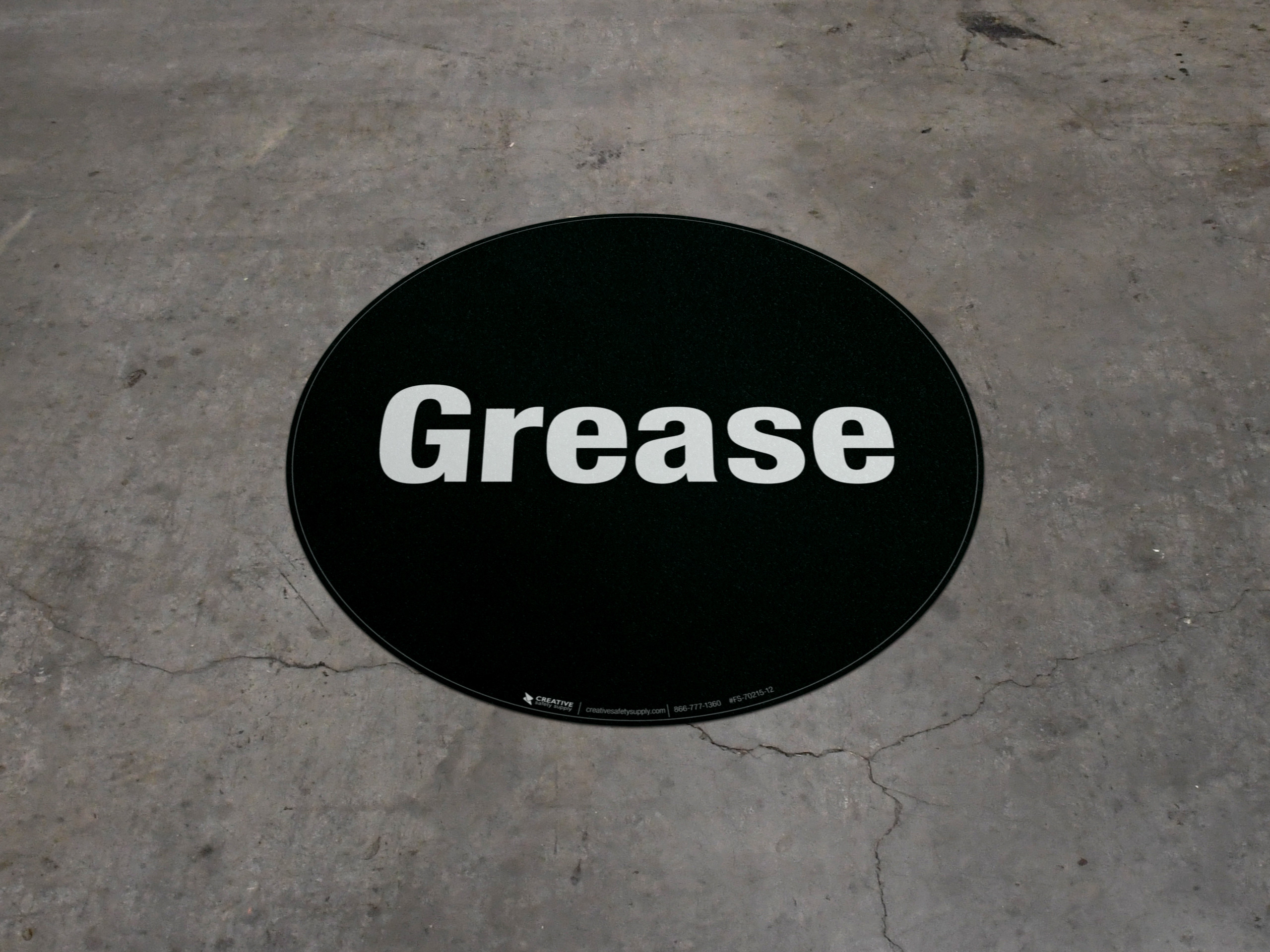 Grease Floor Sign | Creative Safety Supply
