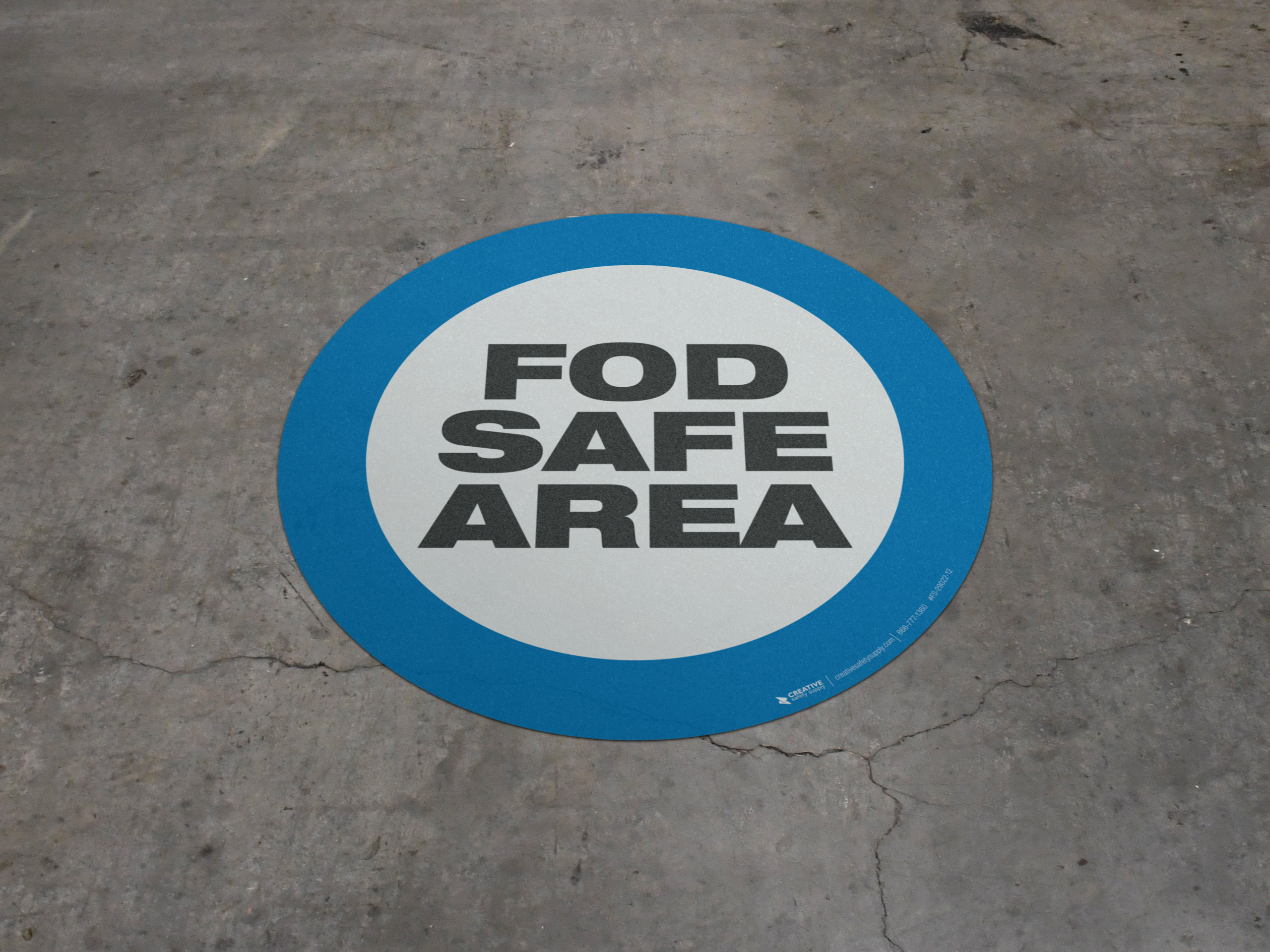 FOD Safe Area Type A (Floor Sign) | Creative Safety Supply