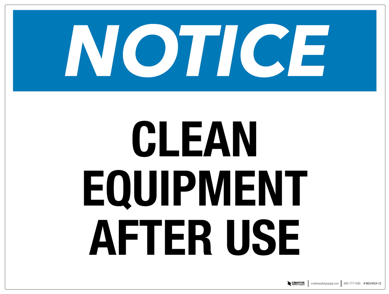 Cleaning Signs | Creative Safety Supply