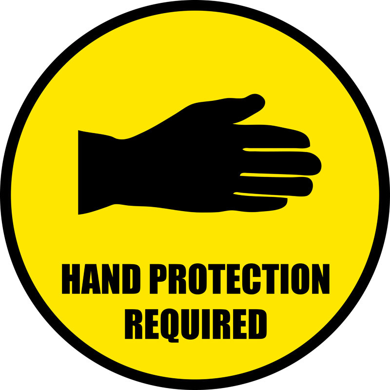 Hand Protection Required | Creative Safety Supply
