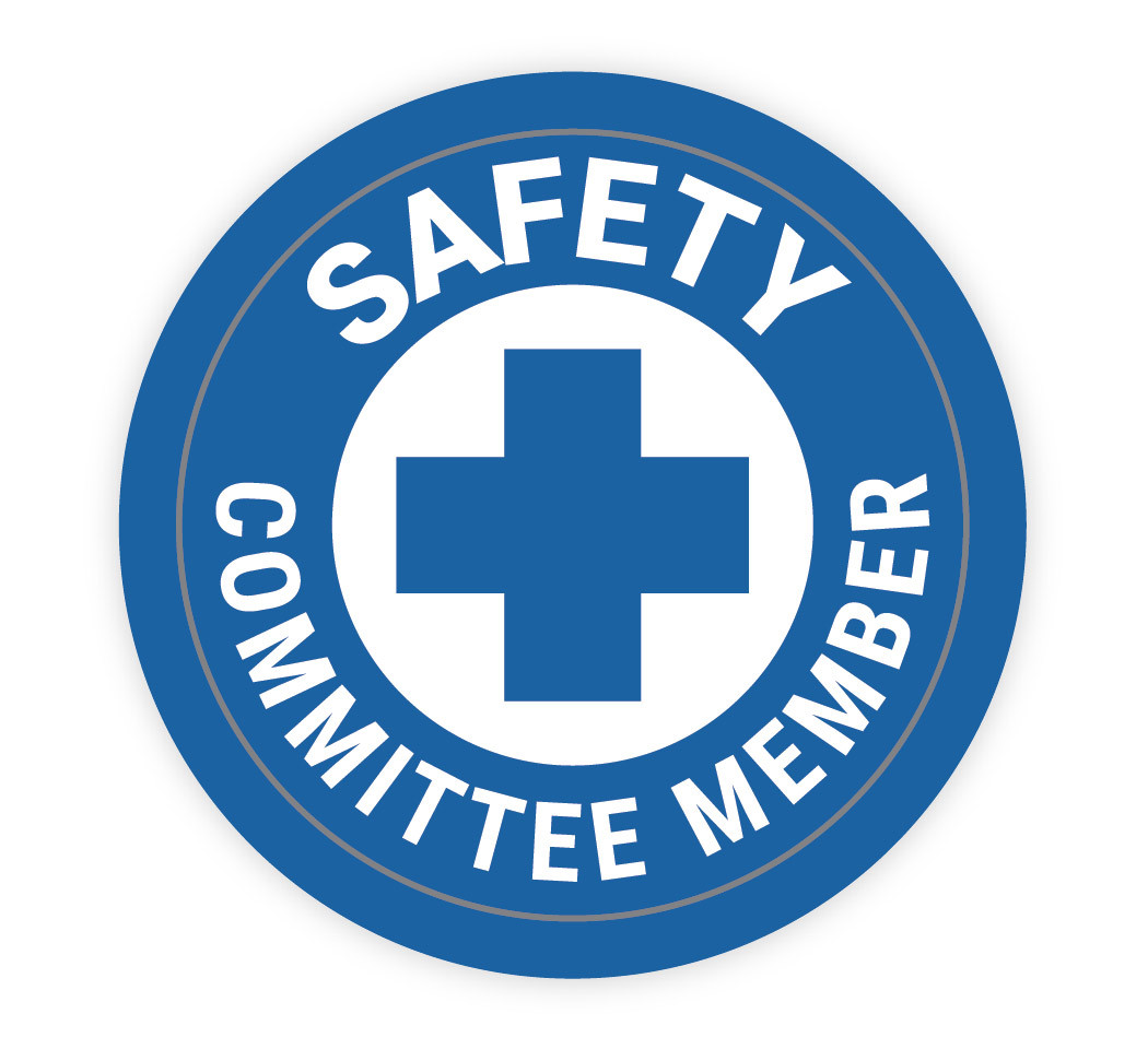 Safety Committee Member - Hard Hat Sticker | Creative Safety Supply