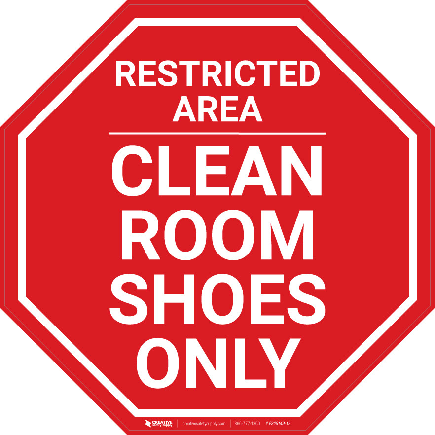 Cleanroom Signs | Creative Safety Supply