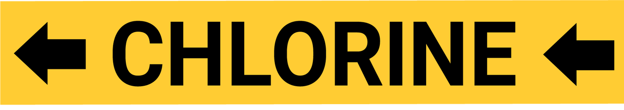 Pool Pipe Labels | Creative Safety Supply