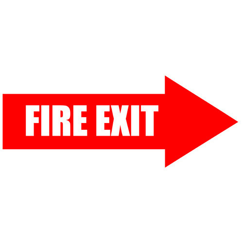 Fire Exit Arrow