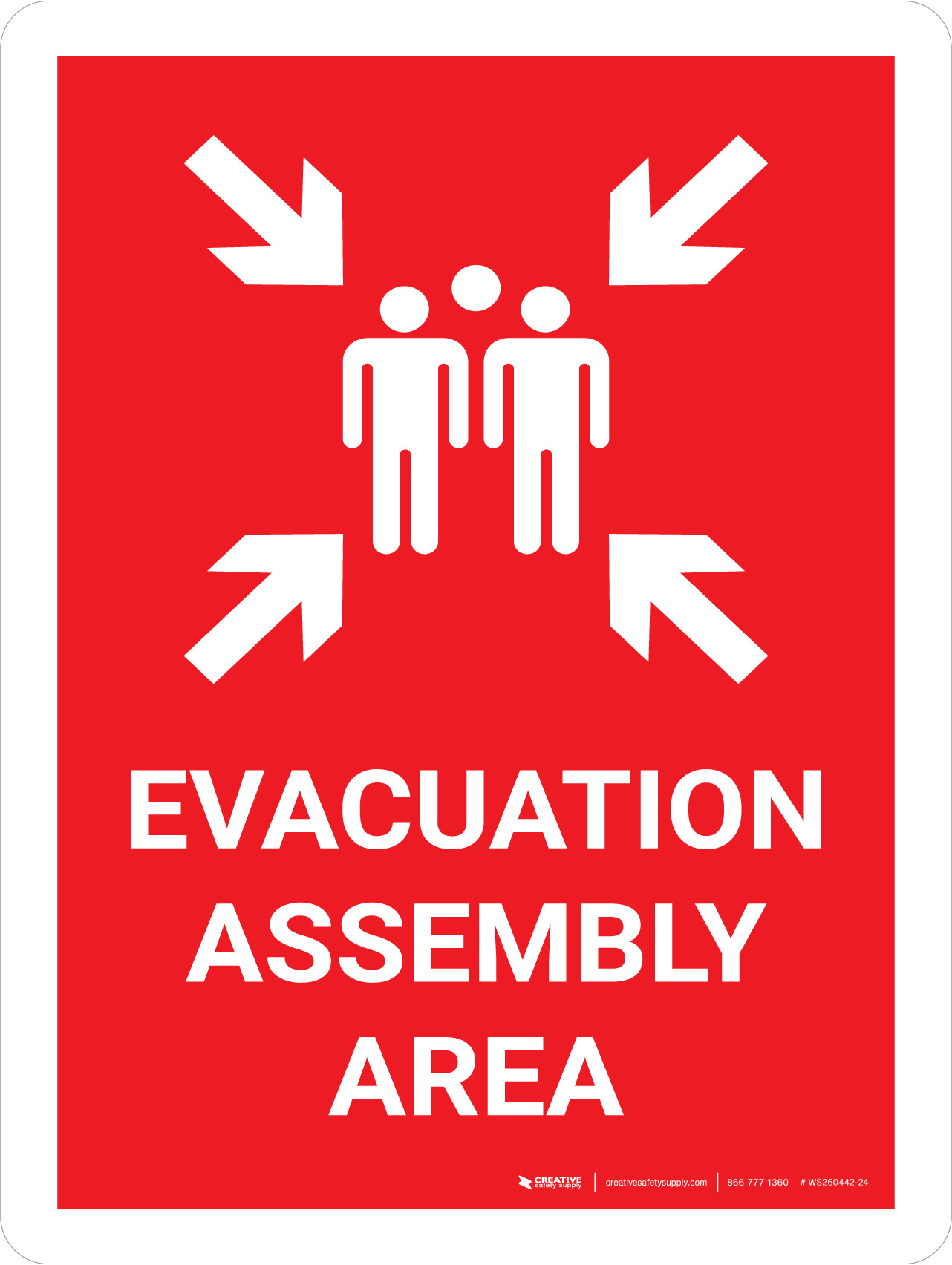 Muster Point Signs | Creative Safety Supply