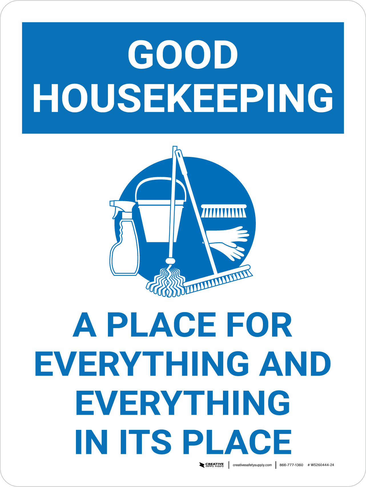 Good Housekeeping A Place For Everything Portrait with Graphic
