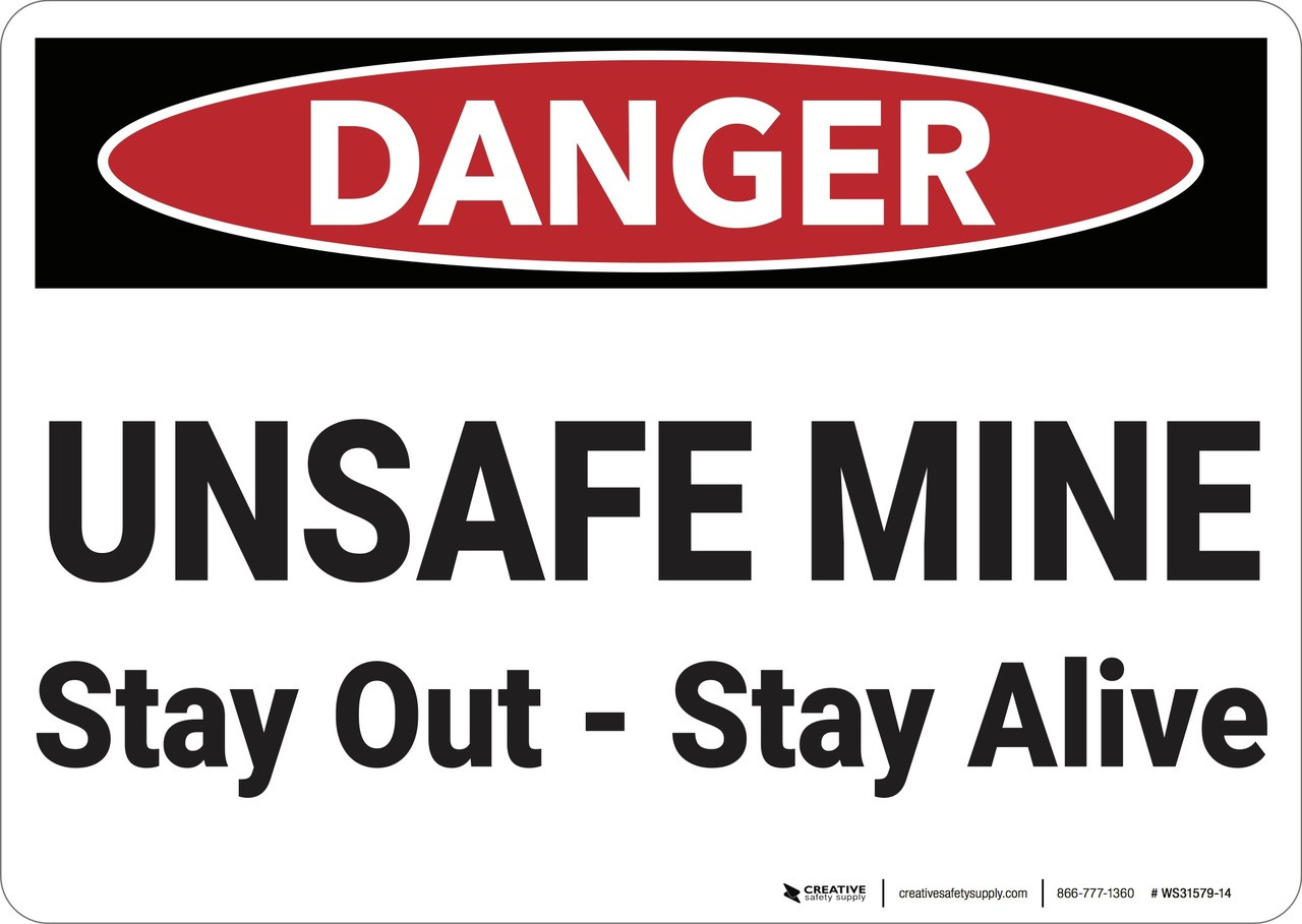 Excavation Signs | Creative Safety Supply