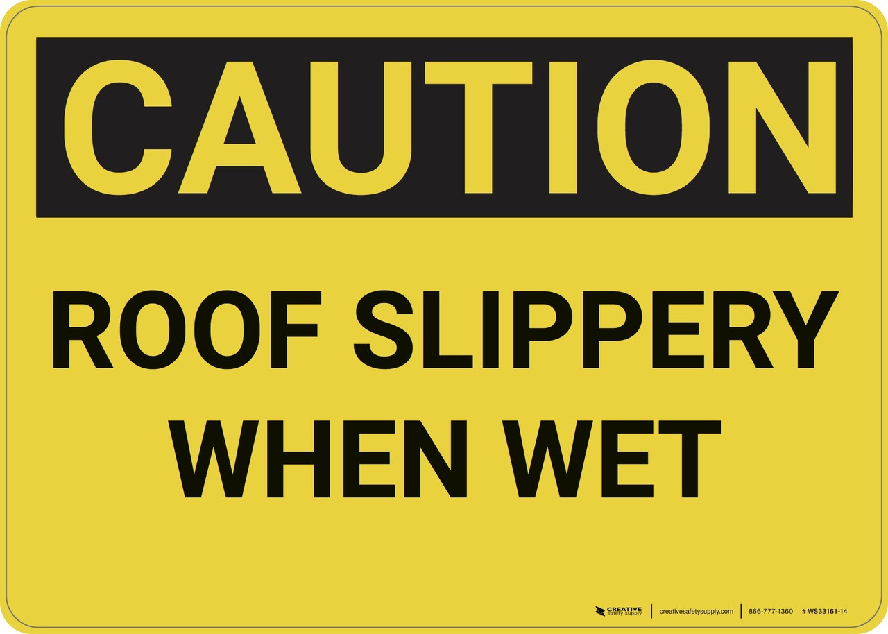 Roof Signs | Creative Safety Supply