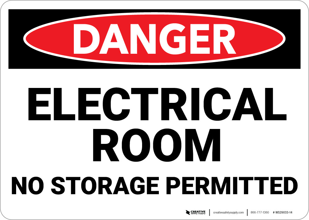 No Storage Signs | Creative Safety Supply